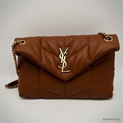 Y84 Ysl Puffer In Nappa Leather Small 577476 Dark Honey Album On Imgur