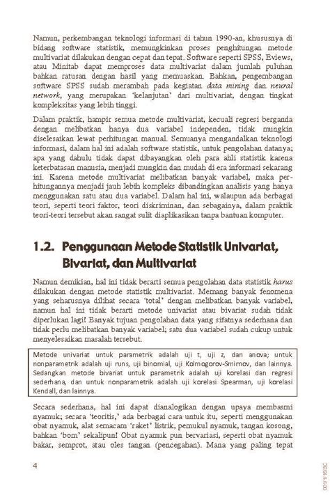 Jual Buku Statistik Multivariat Dengan Spss Oleh Singgih Santoso