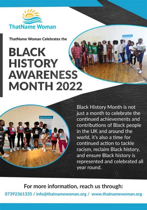 Thatname Woman Celebrates Black History Month 2022 Thatname Woman