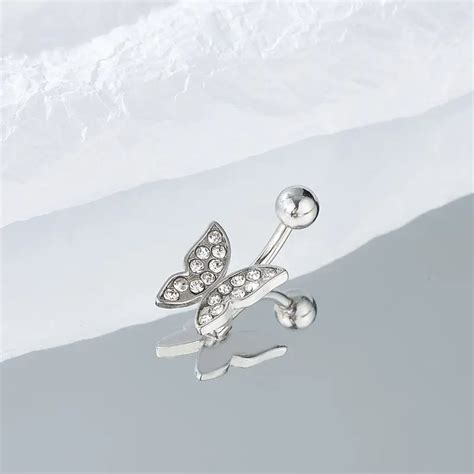 1 זירקוניה טבעת בטן פירסינג טבור ציפורן תכשיטים מתנה Temu