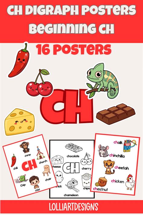 Teaching Resources And Ideas Ch Digraph Beginning Sound Ch Words