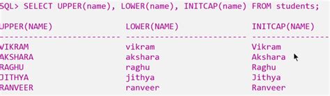 Upper Lower Initcap In Sql Made Easy Lec 56