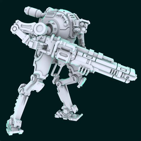 3d Printable Mars Cult Iron Stryder By Orac