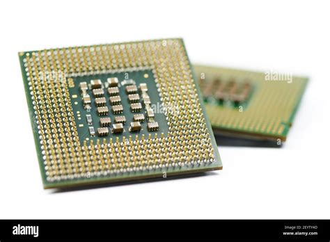 Cpu Central Processor Unit Isolated Background Bunch Of Main
