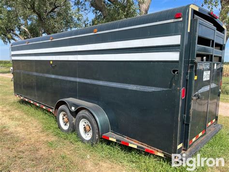 1997 Travalong Ta Gooseneck Livestock Trailer Transportation Bigiron