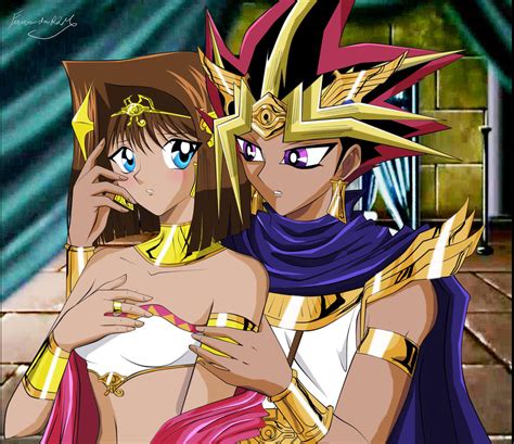 Teana And Atem By Fe Martins On Deviantart