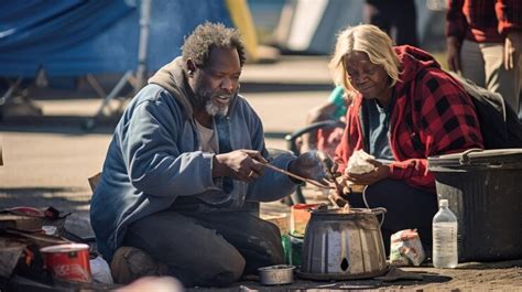 Premium Ai Image Homeless People Shed Light On The Importance Of