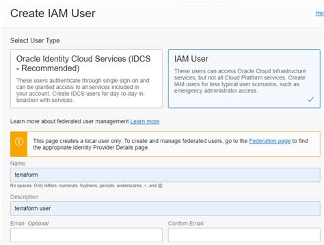 Setup Terraform Oracle Cloud Provider Lorenzo Garuti Github Pages Site