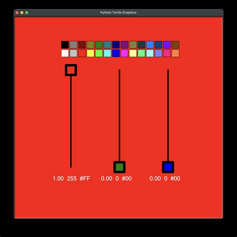 Turtle Colors And Rgb App Invent With Python