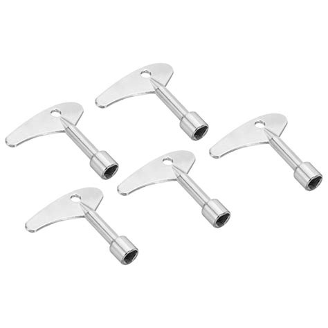 Patikil Triangle Spanner Key 5 Pack Zinc Alloy Elevator Lift Door Lock
