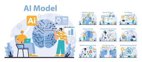 premium vector ai model set comprehensive visual guide to ai and