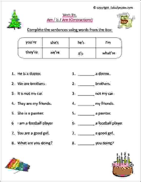 Verb Worksheet 2 Worksheets Library