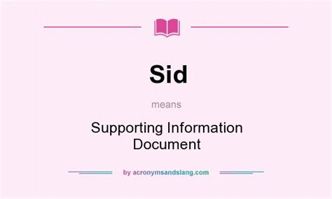 Sid Supporting Information Document In Undefined By