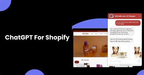 ChatGPT For Shopify Integrating ChatGPT Into Your Shopify Store