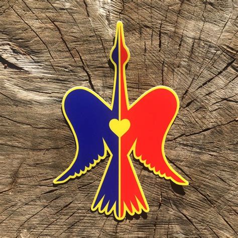Water Bird Native American Church Sticker Avail Single Or In Pack Of