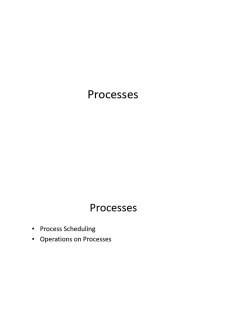Pcb And Process Operations Pdf Process Computing Scheduling