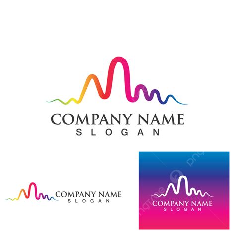 Sound Waves Vector Illustration Design Template Recorder Waves