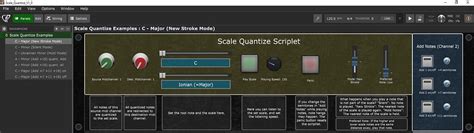 [scriptlet] scale quantize user scripts gig performer community