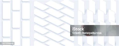 흰색 스마트 폰 모형 프레젠테이션 템플릿에 대한 장치 Ui Ux 모형입니다 빈 디스플레이 격리 된 템플릿 전화 다른 각도 보기와 휴대 전화 프레임 3d 아이소메트릭 일러스트