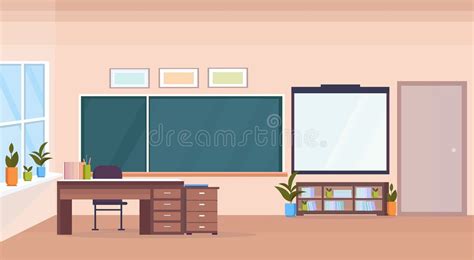 School Classroom Horizontal Stock Illustrations 3827 School