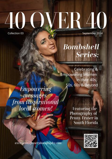 Magazine 40 Over 40 Bombshell Series Penny Fraser Photography