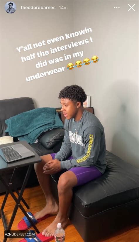 Theodore Barnes Feet Aznudefeet Men