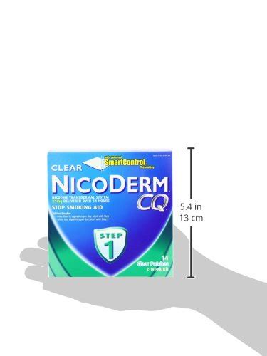 Nicoderm Cq Step 1 Clear Patch 21mg 14 Count