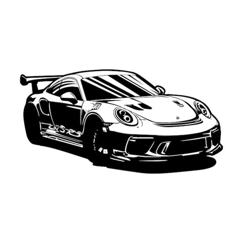 Illustrator Design Stock Vector Sports Car Premium Ai Generated Vector