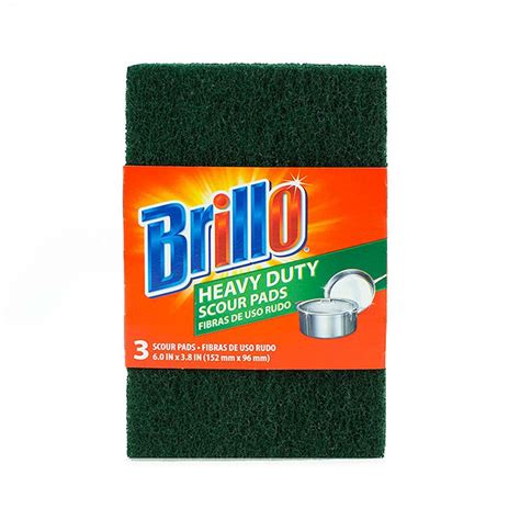 Steel Wool Scrubbers Lemon Scent Brillo