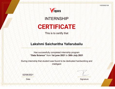 Lakshmi Saicharitha Yallarubailu On Linkedin Vigostechnologies