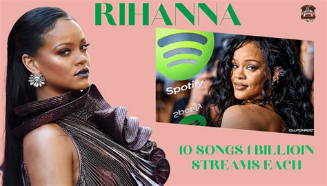 Rihanna Sets A Record Having 10 Songs Reaching 1 Billion Streams Hip
