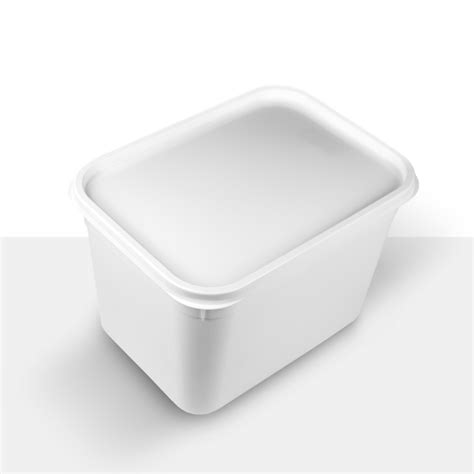 4 Litre Rectangular Ice Cream Container88 Units Parkers Packaging