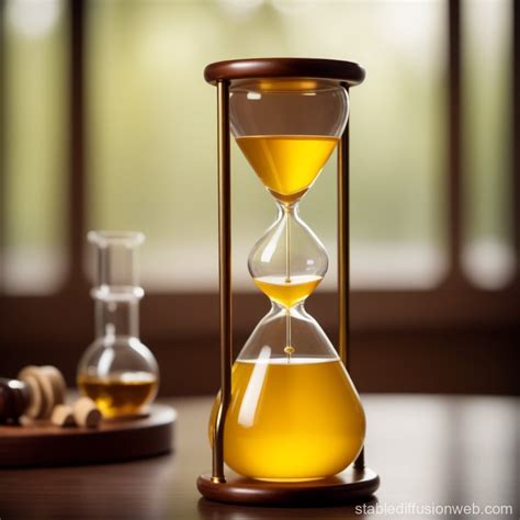 Hourglass Flask In Two Division Test Tube Stable Diffusion Online