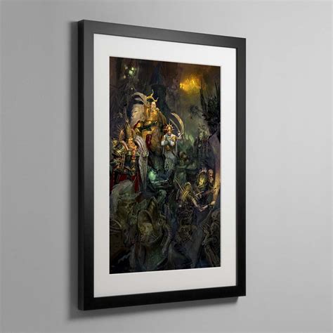 Solar Council Art Print Warhammer 40k Collectible Warhammer Art