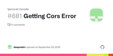 Getting Cors Error · Issue 681 · Tjanczukiisnode · Github