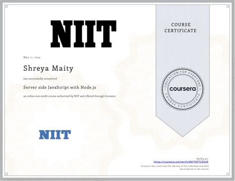 Completed Server Side Javascript With Nodejs Course Shreya Maity Posted On The Topic Linkedin
