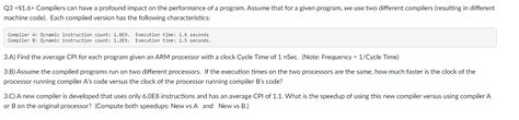 solved q3 compilers can have a profound impact on the