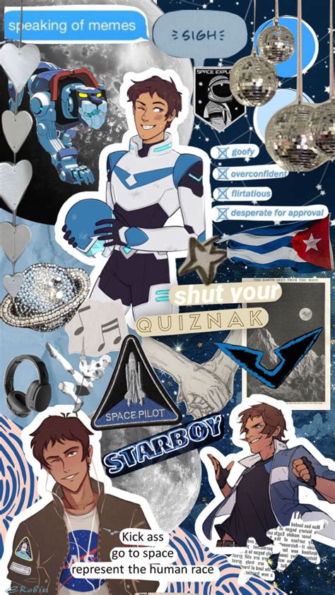 Lance Mclain Lancemclain Voltron Blueaesthetic Voltron Blue Aesthetic Poster