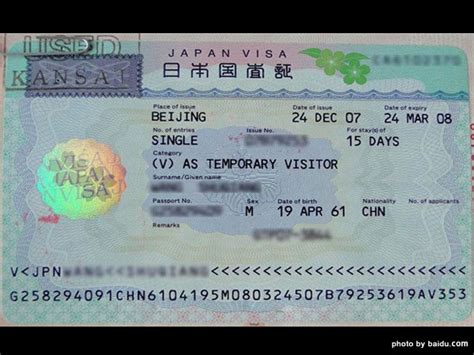 Tourist Visa And Passport In Japan