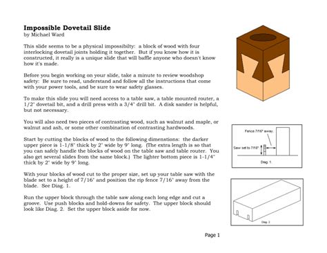 Ppt Impossible Dovetail Slide By Michael Ward This Slide Seems To