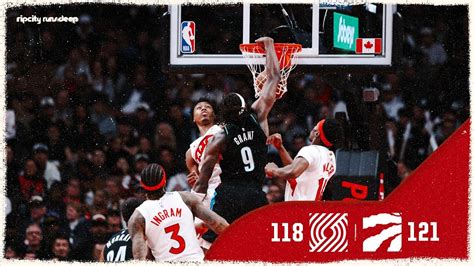 Portland Trail Blazers At Toronto Raptors Highlights December 2nd 2025 Youtube