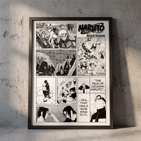 Manga Sasuke Panel Etsy