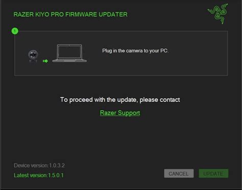 Razer Kiyo Pro Firmware Update Contact Support Razer Insider