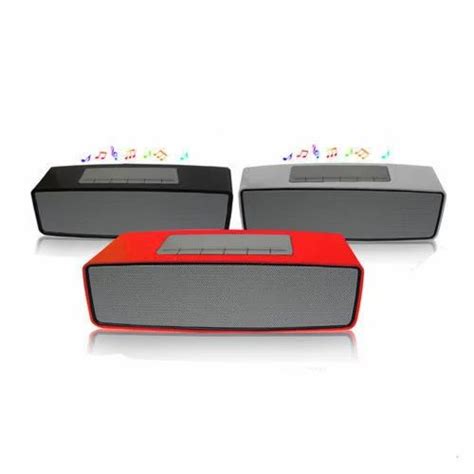 Rectangular Black Grey And Red Bluetooth Portable Speaker 5 W At ₹ 300 Piece In Mumbai