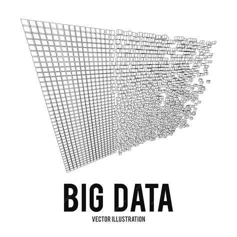 Big Data Visualization Vector Concept Premium Vector