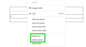 How To Add And Edit A Table In Google Docs