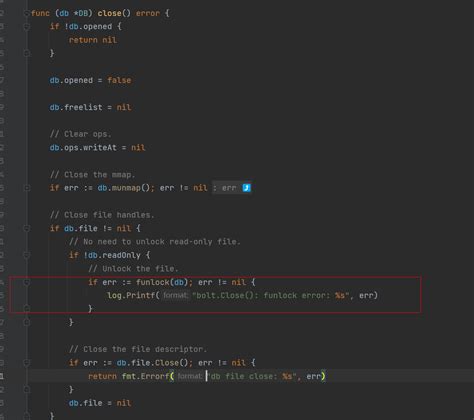 报错【boltclose Funlock Error The Segment Is Already Unlocked