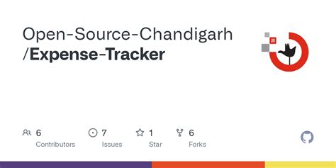 GitHub Open Source Chandigarh Expense Tracker