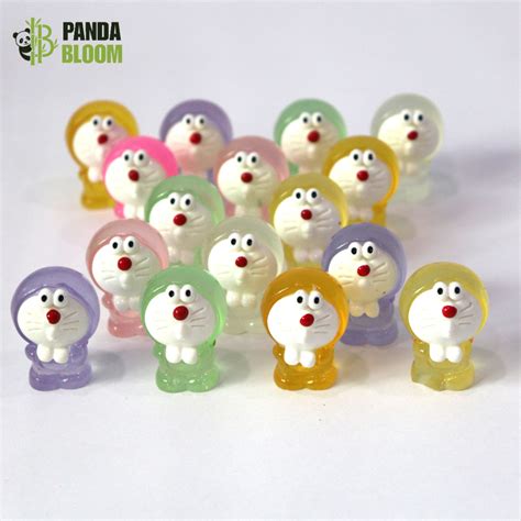 Miniature Doraemon Figurines Cute Colorful Collectibles For Home Decor