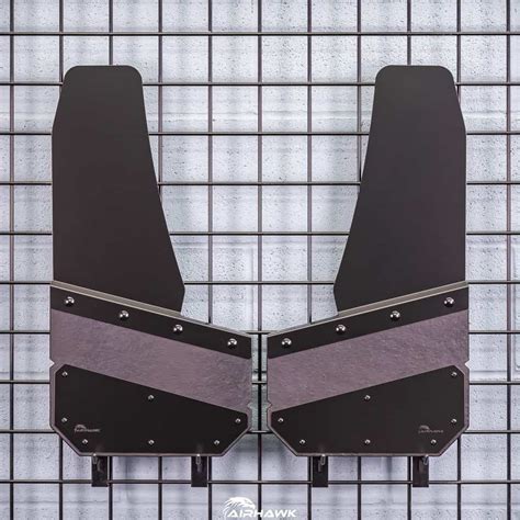 Ah3 Short Top Angled Cut Universal Mud Flaps Front Airhawk